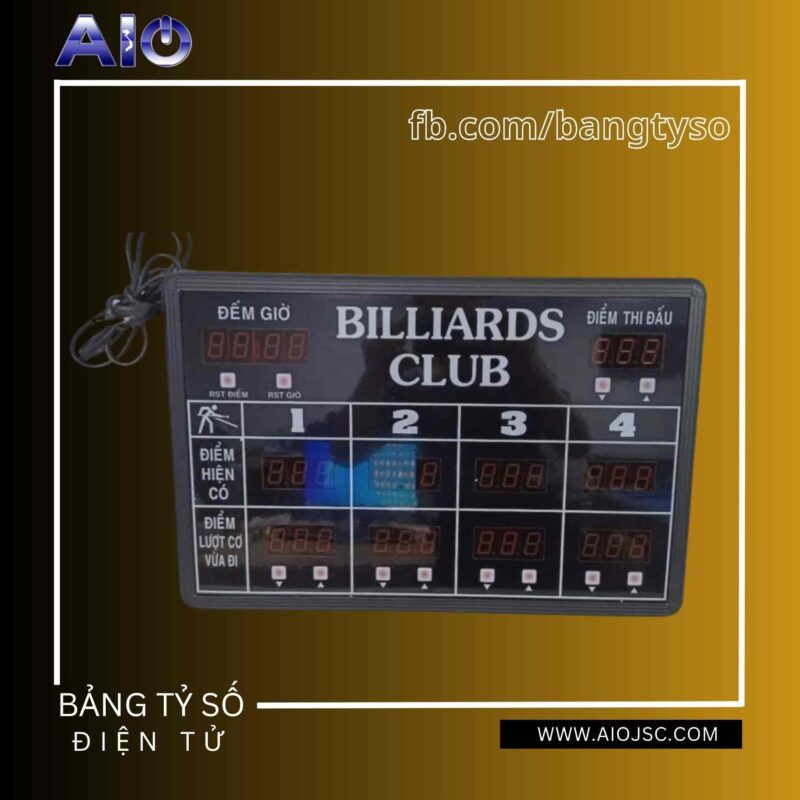 Bảng tính điểm bida / Nhận làm bảng tỉ số theo yêu cầu