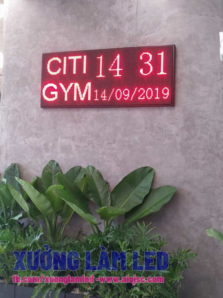 Đồng Hồ LED Phòng Gym / Gia công đồng hồ theo yêu cầu